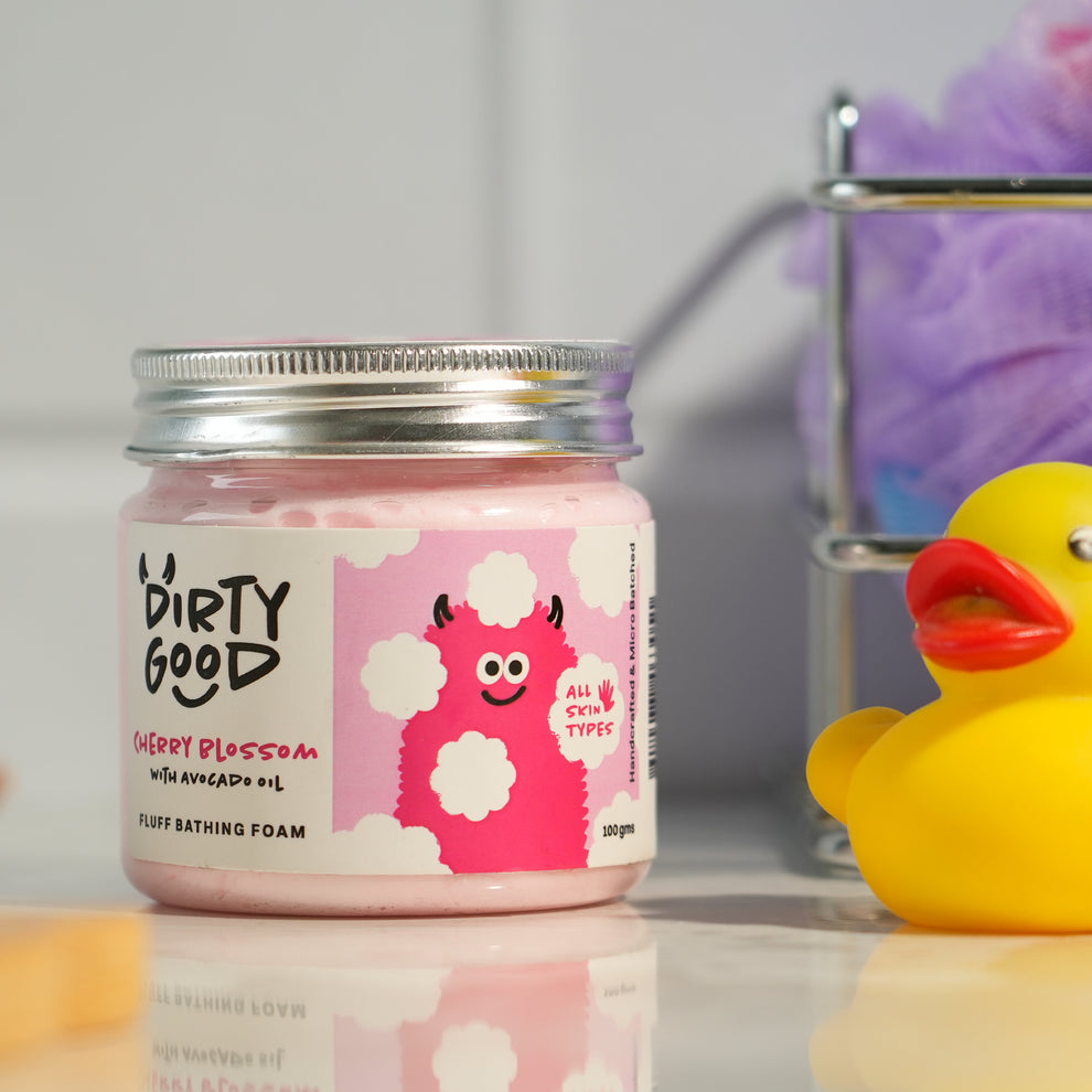 Cherry Blossom Fluff Bathing Foam (Kids Above 3 years) – Dirty Good