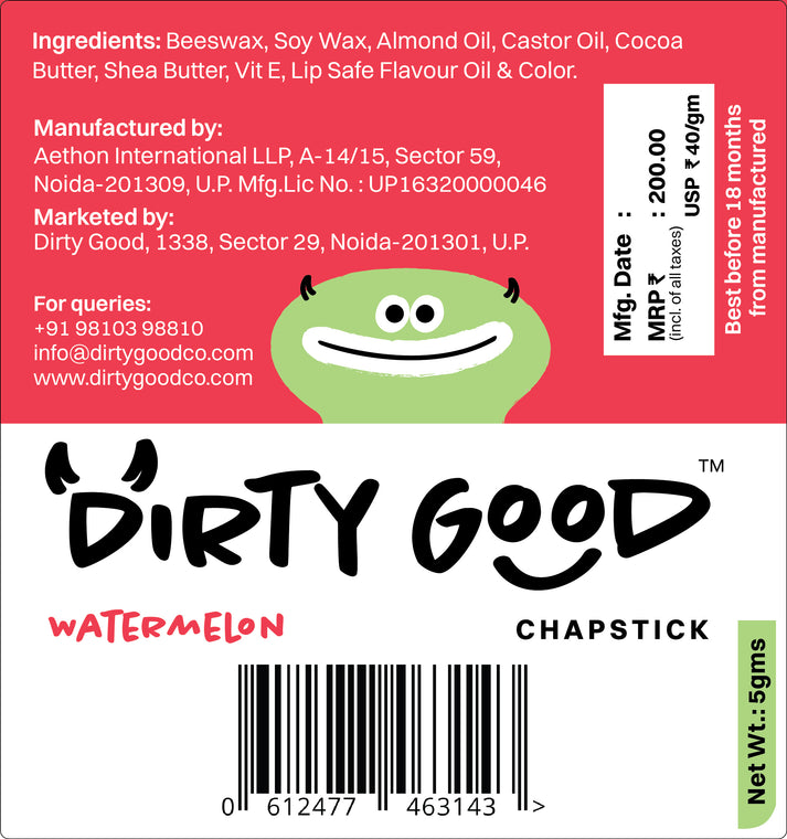 Watermelon Chapstick – Dirty Good